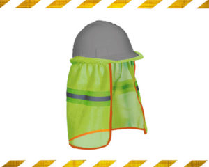 CUBRE NUCA HIGH VISIBILITY CON ELÁSTICO PARA CASCO AMARILLO JYRSA WW ...